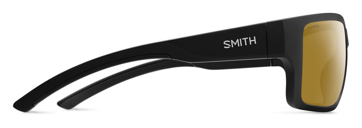 Polarised Glasses Smith Optics Outback Matte Black & Bronze Mirror ...