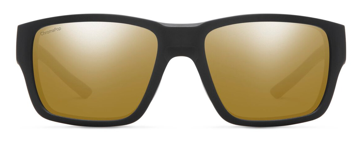 Polarised Glasses Smith Optics Outback Matte Black & Bronze Mirror ...