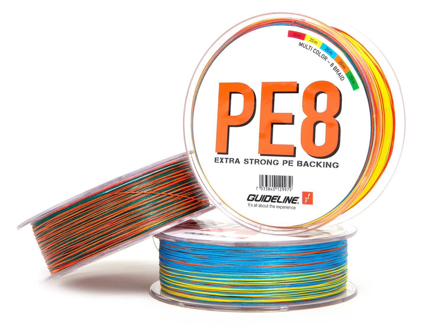Backing Line Guideline PE Xstream Multicolor | CzechNymph.com